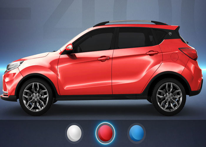 Single Level Automatic Electric Car , 25 KW Motor Power 100km/H ...